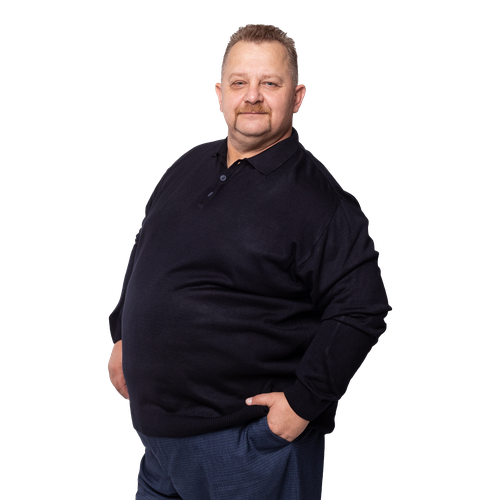 Пуловер Turhan, размер 4 XL, синий