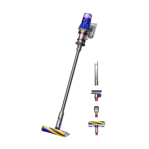 Пылесос Dyson V12 Detect slim fluffy (SV46) MY, blue/nickel