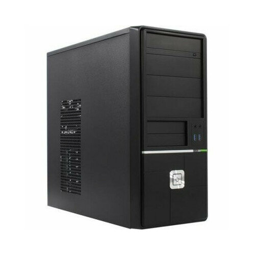 PowerCool Корпус без ТМ, S1007BK-U3C-500W (Midi Tower,1*Type C, 1*USB 3.0, Black, ATX 500W-120mm, 24+8pin)