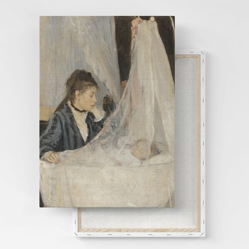 Картина на холсте, репродукция / Берта Моризо - The Cradle / Размер 30 x 40 см