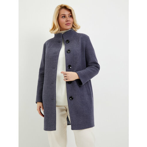 Пальто , размер 62, серый