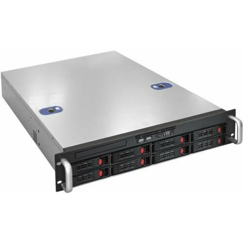 Корпус серверный ExeGate Pro 2U550-HS08 (RM 19", В=2U, Г=550, БП 1U-700ADS, 8xHotSwap, USB)
