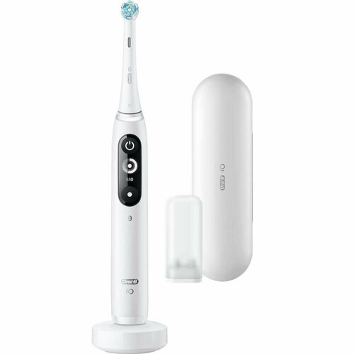 Электрическая зубная щетка Oral-B iO Series 7n, «Белый алебастр» OBIOS7NWH