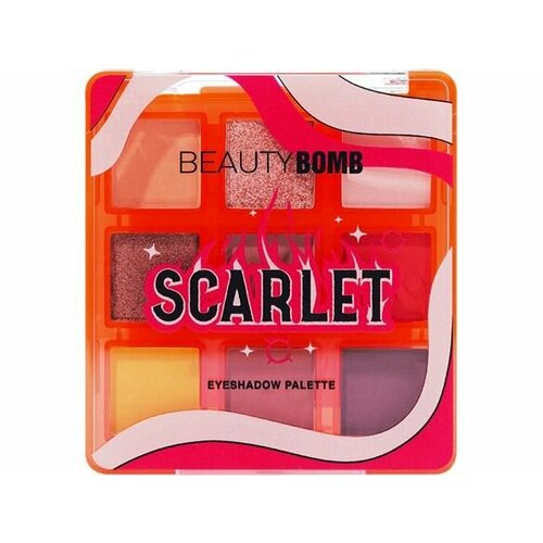 Палетка теней Beauty Bomb Scarlet