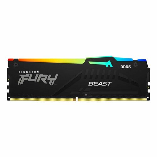 Модуль памяти 16GB DDR5 5200 DIMM FURY Beast Black RGB EXPO