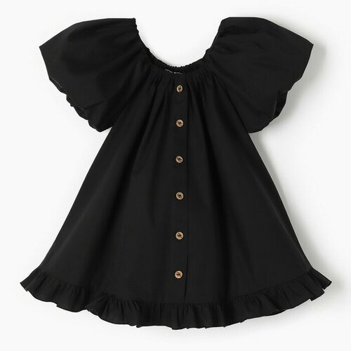 Платье детское KAFTAN "Cute", размер 32 (110-116см), черный