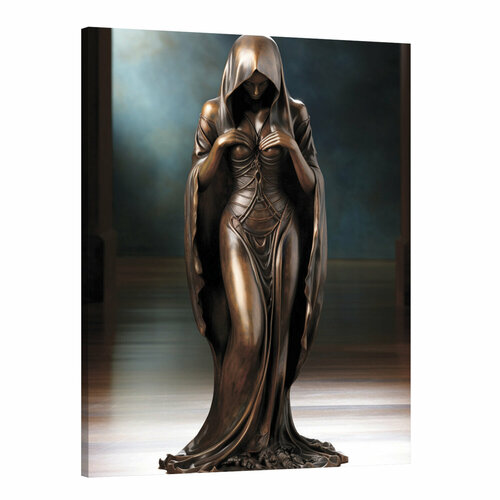 Интерьерная картина 50х70 "Скульптура Магия гадалки"