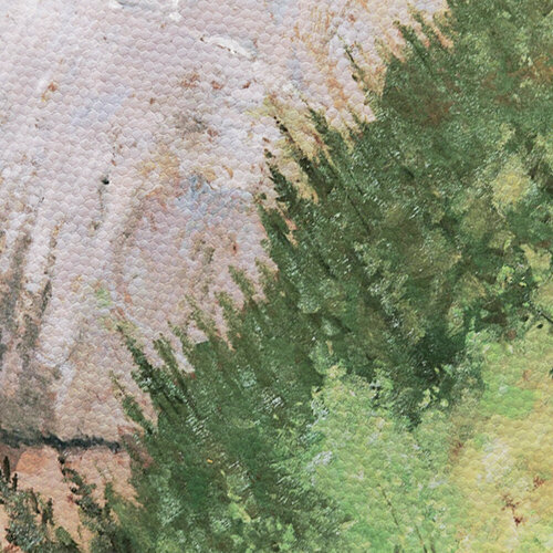 Картина на холсте, репродукция / Фредерик Ремингтон - Banff, Cascade Mountain / Размер 40 x 53 см