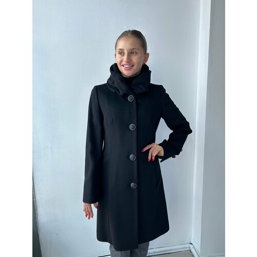 Пальто, размер 44, черный