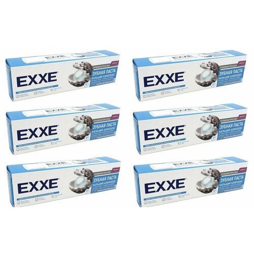 EXXE Зубная паста от кариеса "Кальций комплекс", 100 мл, 6 шт