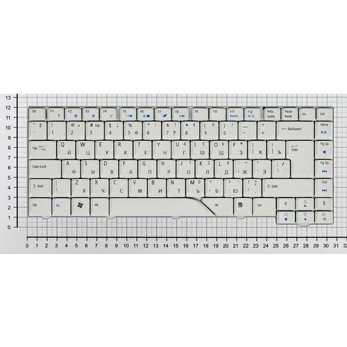 Клавиатура для ноутбука ACER 4510 Белая