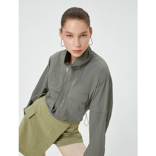 Блуза  KOTON, размер 38, серый