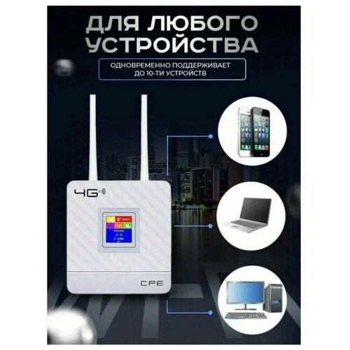 Мощный WIFI роутер LTE 4G под любую SIM карты