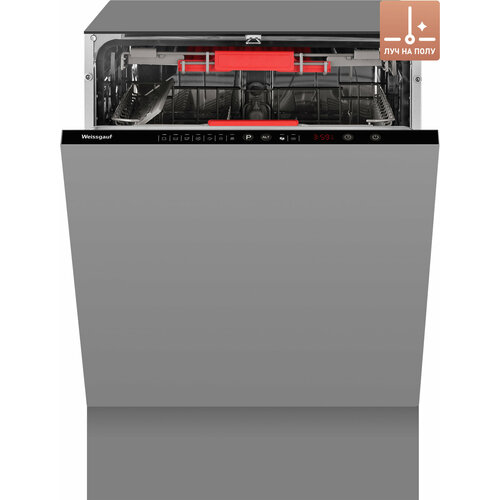 Встраиваемая посудомоечная машина с лучом на полу Weissgauff BDW 6036 D Infolight