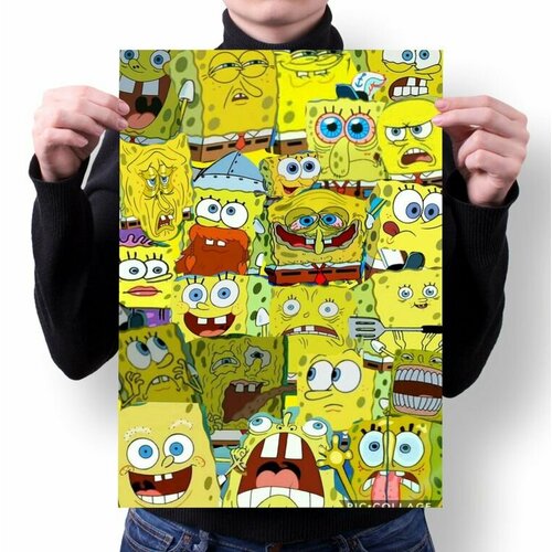 Плакат Губка Боб, SpongeBob №6, А2