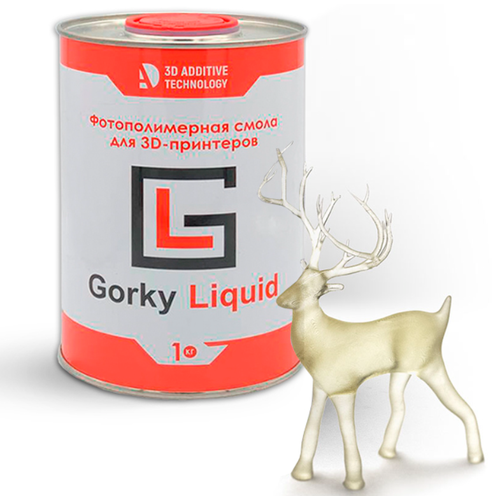Фотополимерная смола Gorky Liquid Reactive Полупрозрачный (1000 гр)
