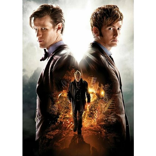 Плакат, постер на бумаге Доктор Кто. Doctor Who, сериал. Размер 42 х 60 см