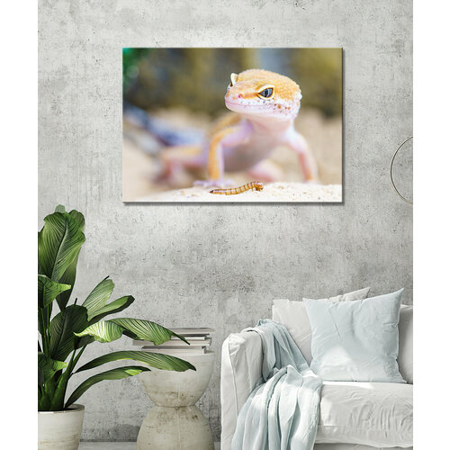Картина -Геккон, ящерица (20) 20х30