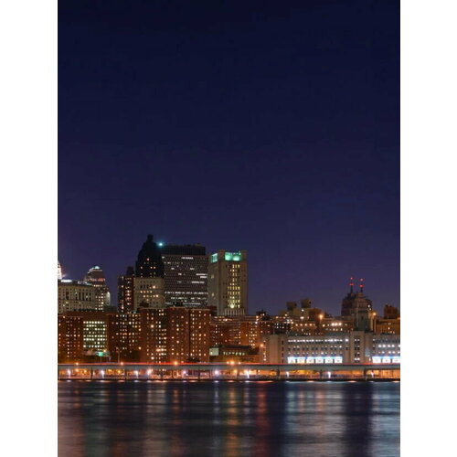 Плакат, постер на бумаге Brooklyn Bridge (Модульные постеры)-5/Бруклинский мост/искусство/арт/абстракция/творчество. Размер 30 х 42 см