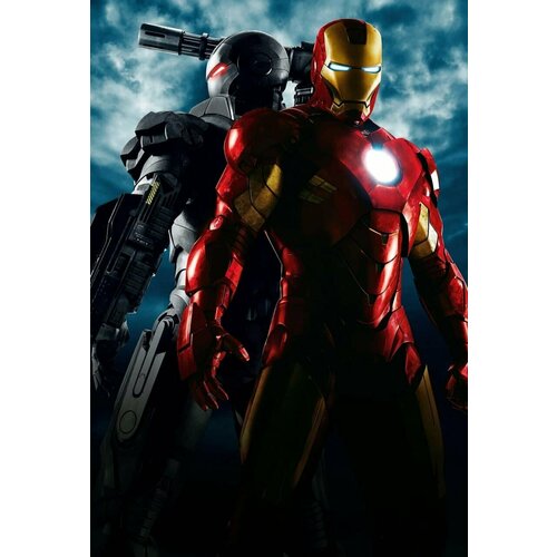 Плакат, постер на бумаге Железный человек 2 (Iron Man 2, 2010г). Размер 30 х 42 см