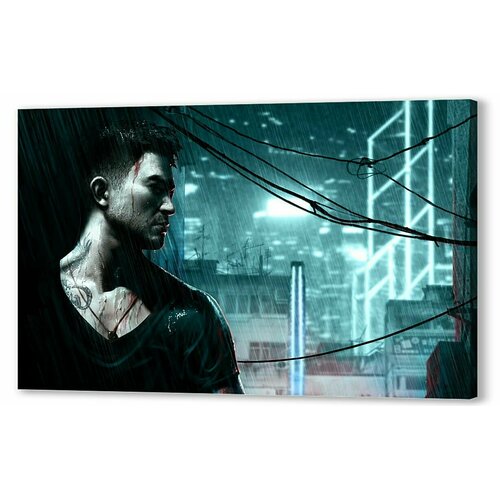 Плакат, постер на бумаге Sleeping Dogs. Размер 60 х 84 см