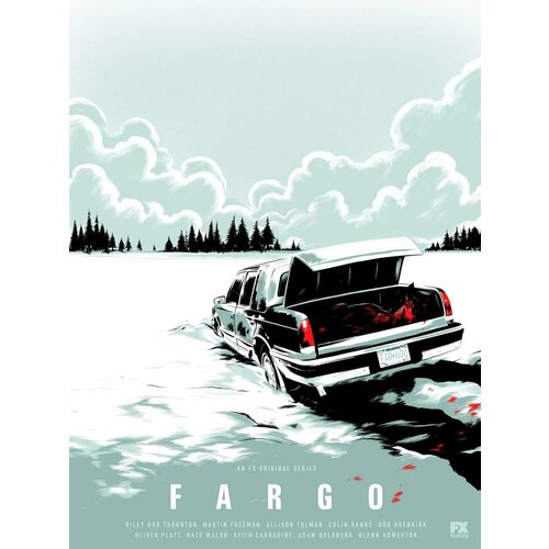 Плакат, постер на холсте Фарго (Fargo, сериал, с 2014г ). Размер 60 х 84 см