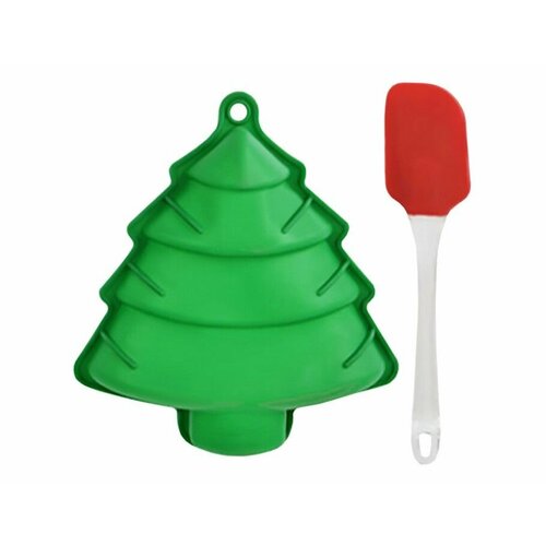 Набор для рождественской выпечки натале - Елочка, (формочка лопатка) силикон, 25 см, Koopman International 170483410-1
