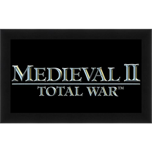 Плакат, постер на бумаге medieval 2 total war, medieval, strategy game. Размер 42 х 60 см