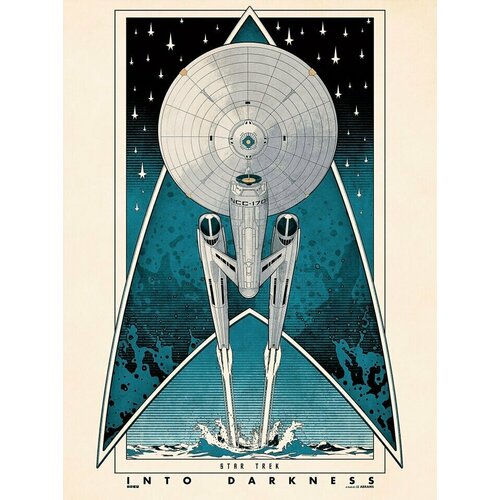 Плакат, постер на бумаге Star Trek, Звездный путь. Размер 30 х 42 см