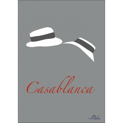 Плакат, постер на холсте Casablanca/Касабланка. Размер 42 х 60 см