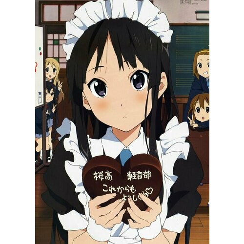 Плакат, постер на бумаге K-On. Кэйон. Размер 21 х 30 см