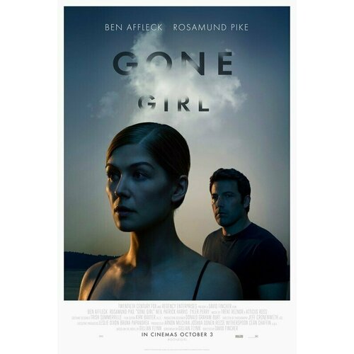 Плакат, постер на бумаге Исчезнувшая (Gone Girl), Дэвид Финчер. Размер 30 х 42 см