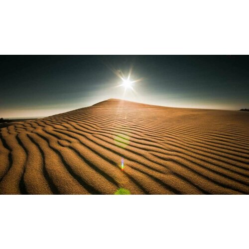 Картина на холсте 60x110 LinxOne "Солнце пустыни" интерьерная для дома / на стену / на кухню / с подрамником