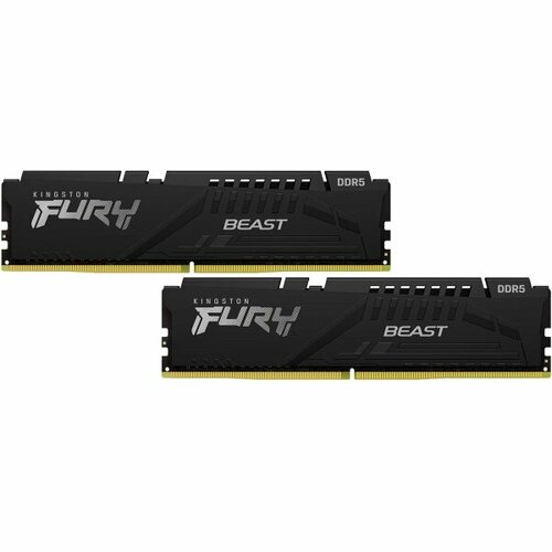 Оперативная память Kingston 32GB FURY Beast DDR5-5200 KIT2 (KF552C40BBK2-32)