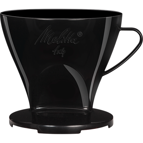 Пластиковый фильтродержатель для кофе Melitta 1x4®, чёрный 6761018