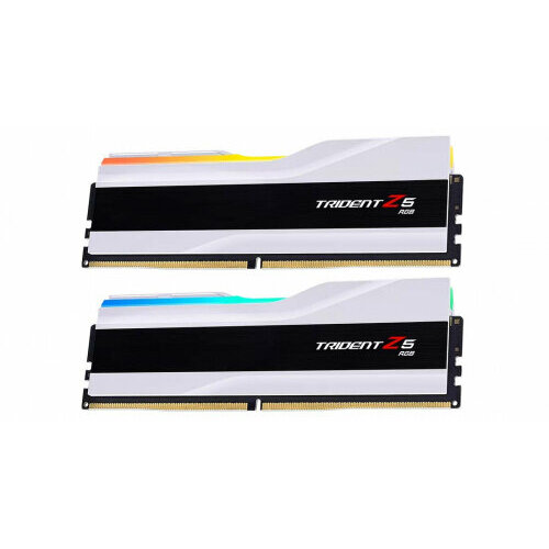 Оперативная память G.skill DDR5 Trident Z5 RGB 32GB (2x16GB) 6000MHz CL32 (32-38-38-96) 1.35V (F5-6000J3238F16GX2-TZ5RW) White