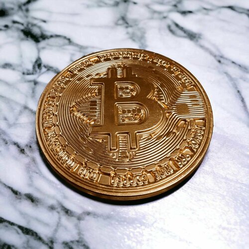 Панно на стену 28см. Биткоин Bitcoin. Декор Btc криптовалюта