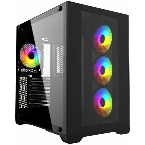 Корпус ATX Powercase Vision Без БП чёрный