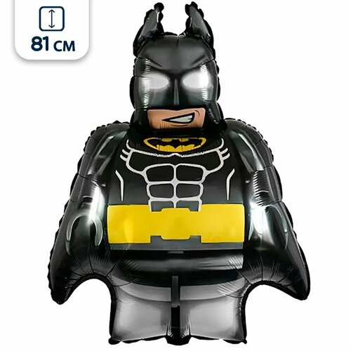 Воздушный шар фигура Лего, Бэтмен, 81 см
