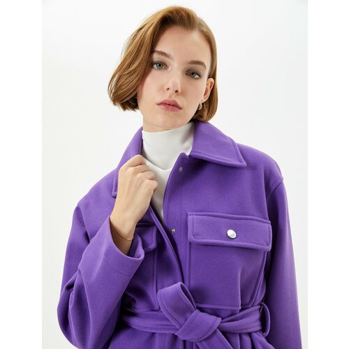 Куртка KOTON, размер 34, фиолетовый