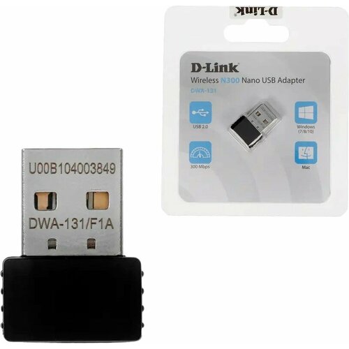 D-Link DWA-171/RU/D1A Беспроводной двухдиапазонный USB-адаптер AC600