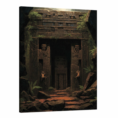 Интерьерная картина 50х70 "Тайны фараонской гробницы"