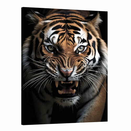 Интерьерная картина 50х70 "Тигр"