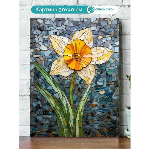 Картина на стену Цветы и растения 30х40 см №522