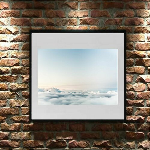 Постер "Над облаками" Cool Eshe из коллекции "Природа", плакат А4 (29,7 х 21 см) для интерьера