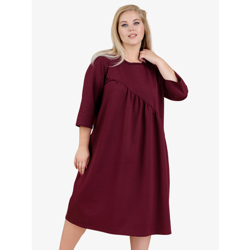 Платье НиРо, размер 58, бордовый