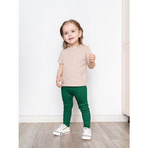Брюки KarelinLab Практичные и удобные штаны для детей KarelinLab, размер 98, зеленый