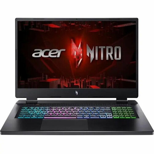 Ноутбук Acer Nitro 17 AN17-51-59MB, 17.3" (2560x1440) IPS 165Гц/Intel Core i5-13500H/16ГБ DDR5/1ТБ SSD/GeForce RTX 4050 6ГБ/Без ОС, черный (NH. QK5CD.002)