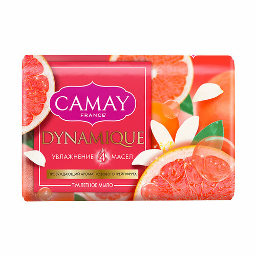 Camay Мыло кусковое Dynamique грейпфрут, 85 мл, 85 г
