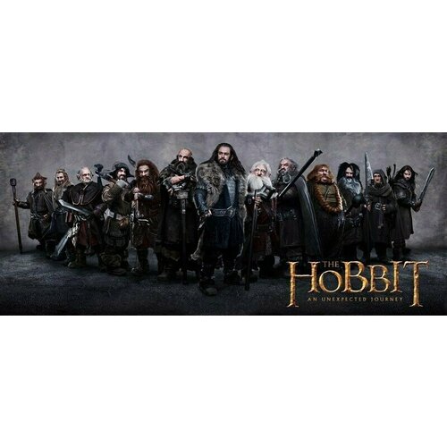 Плакат, постер на холсте Хоббит: Пустошь Смауга (The Hobbit The Desolation of Smaug), Питер Джексон. Размер 21 х 30 см